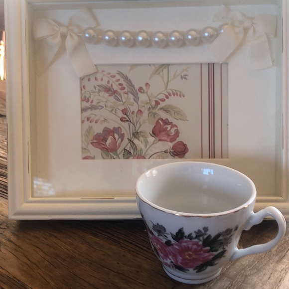 Accents | Vintage Tea Cup Widow Box Frame | Poshmark